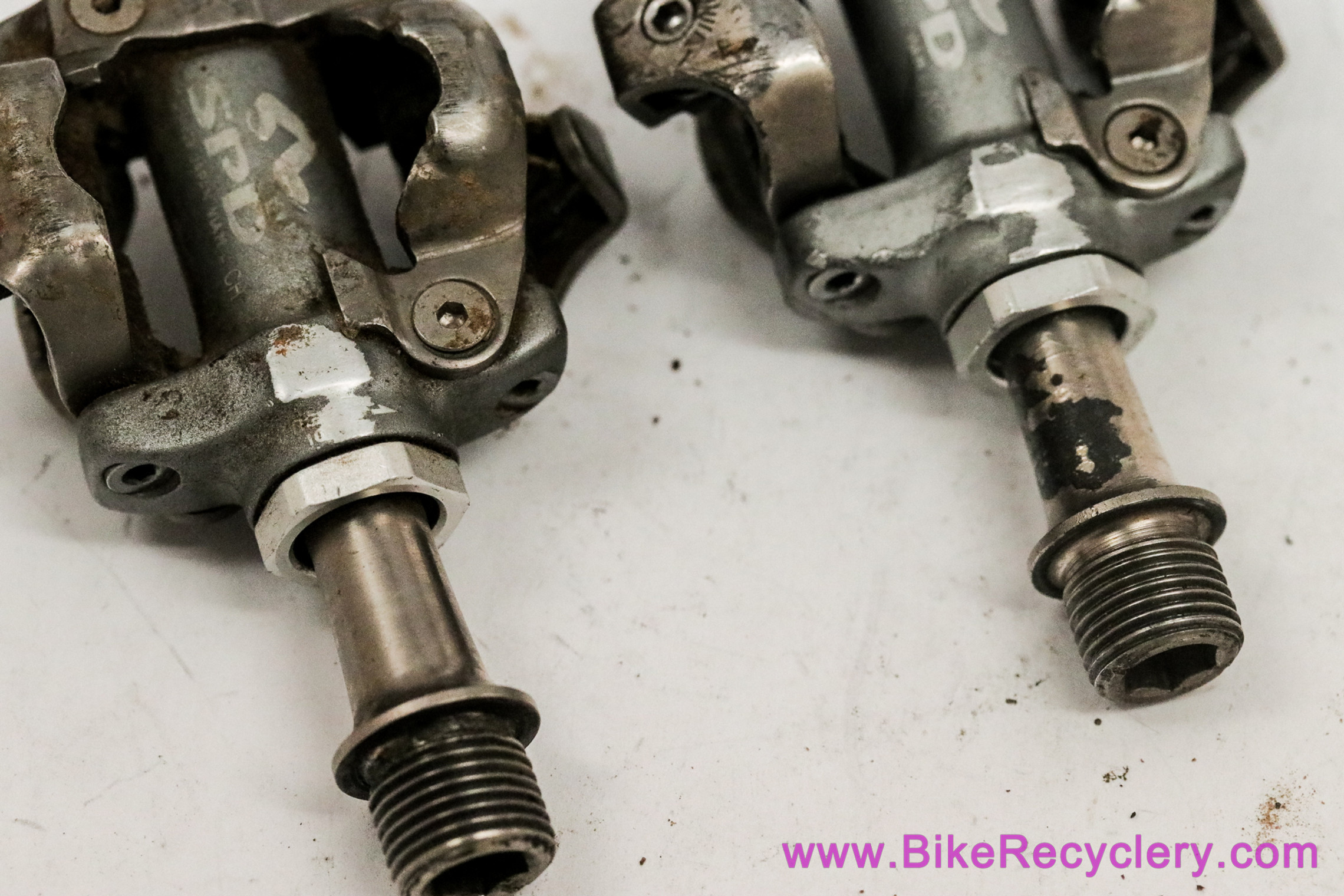 Shimano XTR PD-M959 SPD Clipless Pedals: Ti - 347g (Average, Near Perfect Bearings) - Bike Recyclery