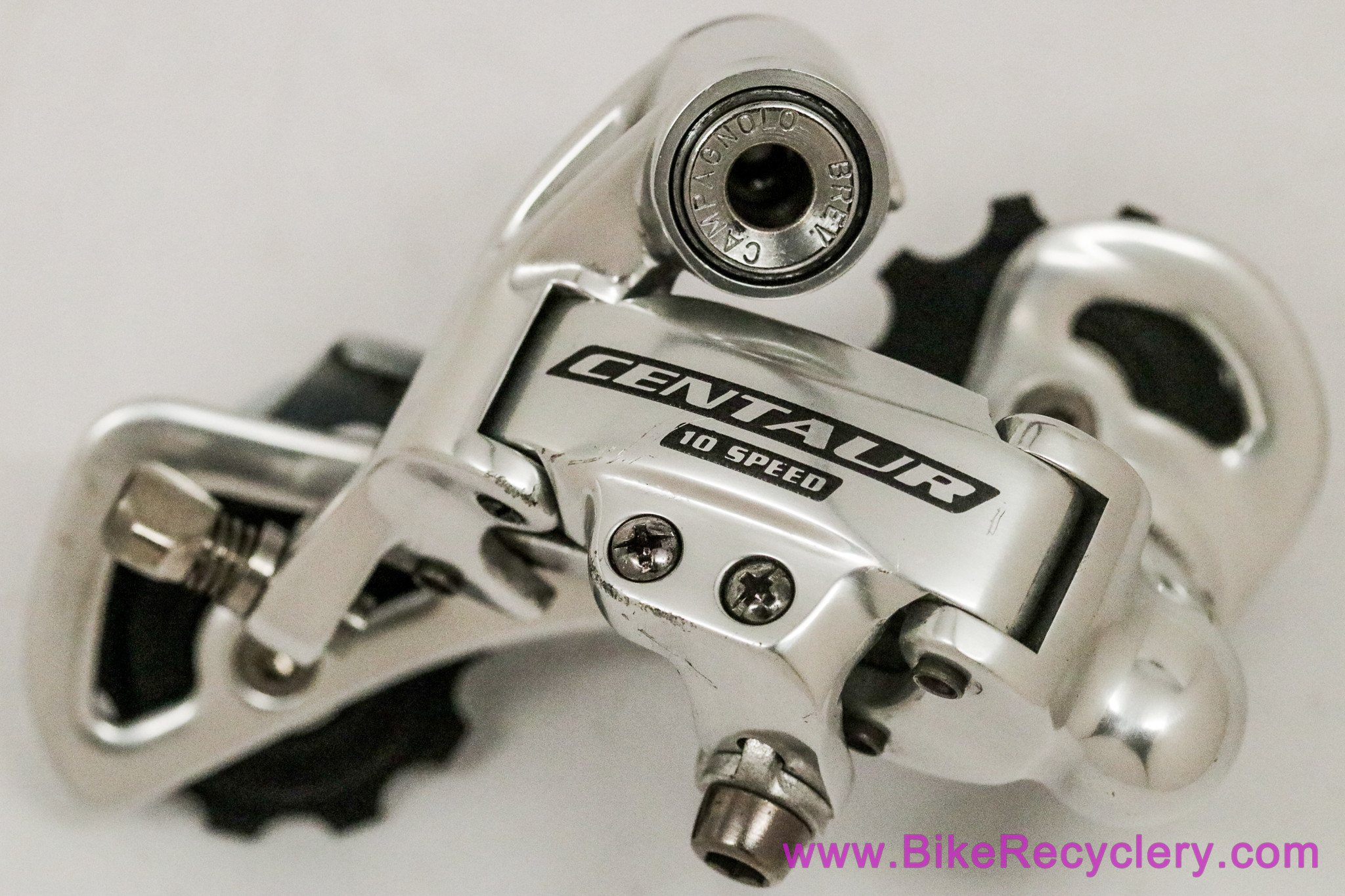 Campagnolo Centaur 10s Rear Derailleur: Polished/ Silver - Short Cage ...