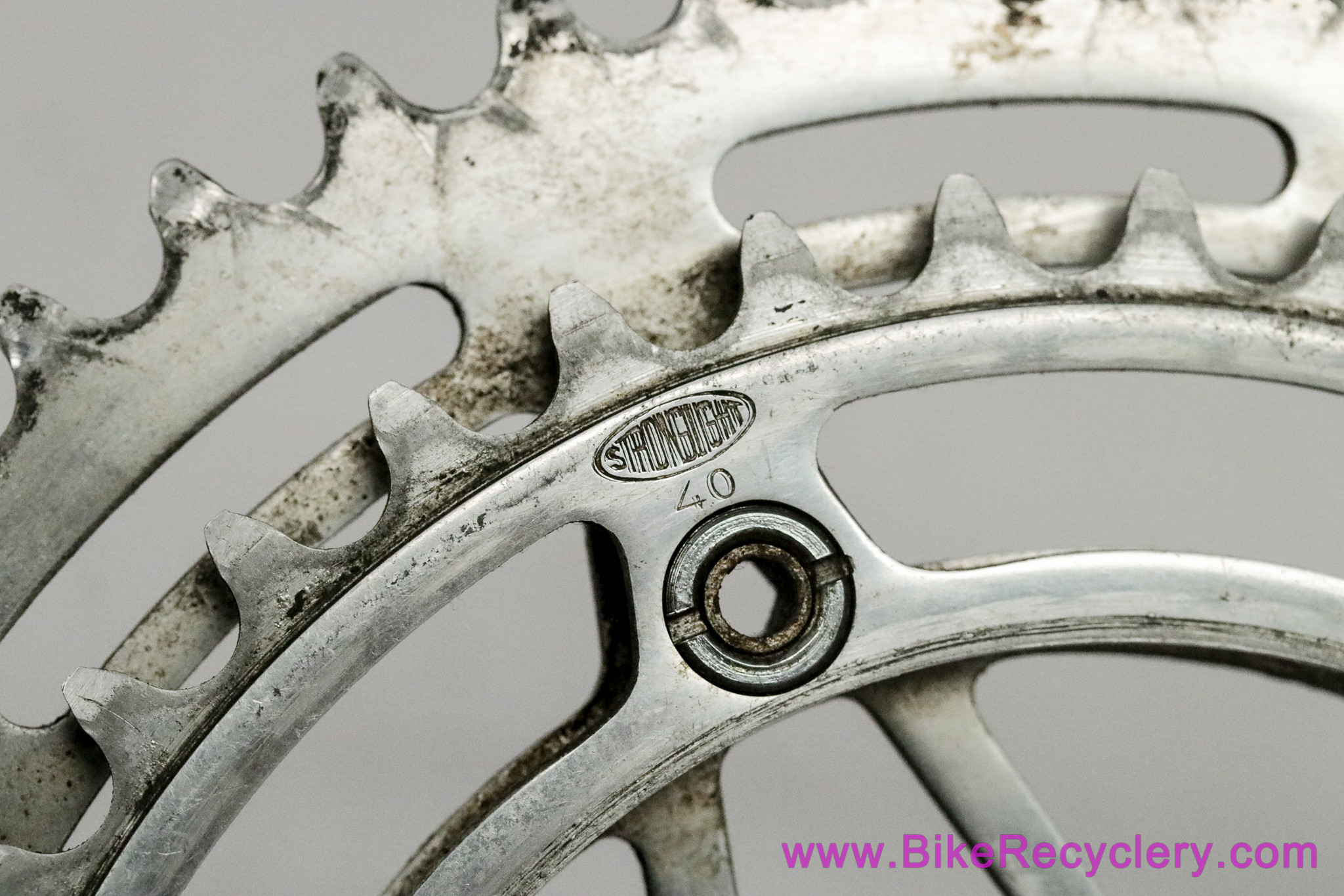 Stronglight 49D Chainring Set w/ Allen Bolts: 50t / 40t - 50.2mm x ...