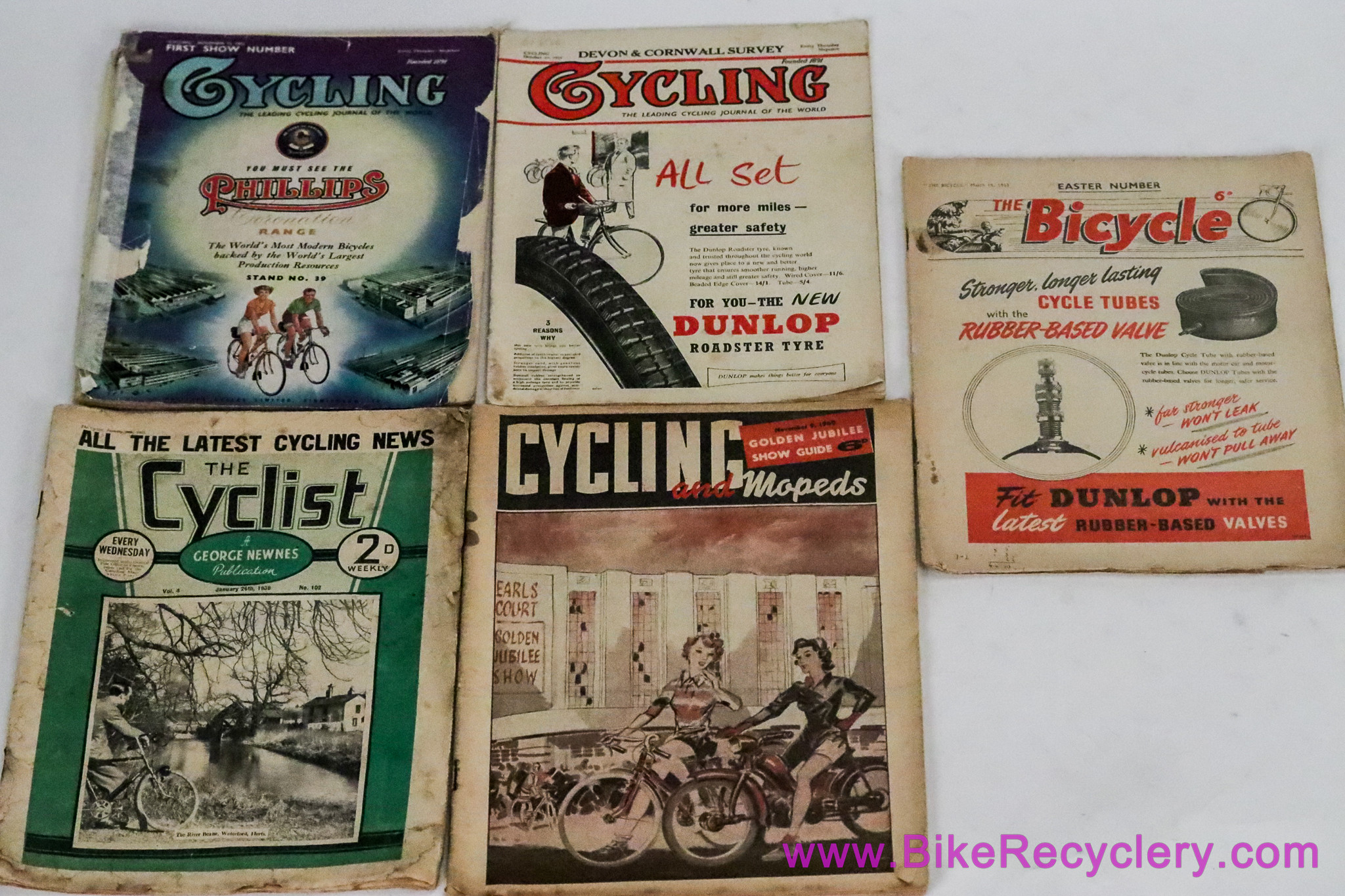 Vintage British Cycling Journal LOT: Pre-War 1930s / 1950s / 1960s ...