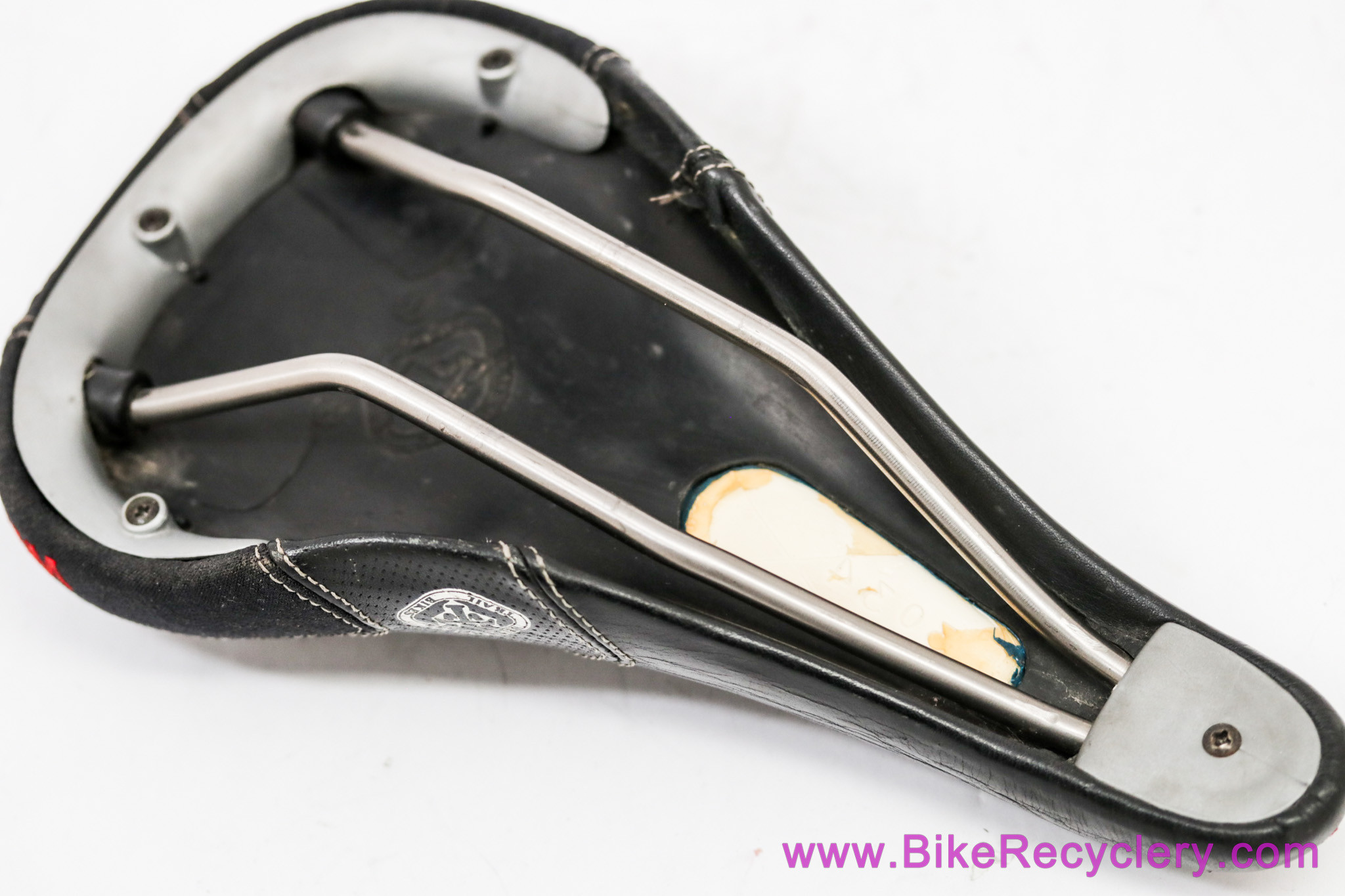 WTB Laser V Titanium Saddle: Black Leather w/ Stitching - 1st Gen 2003 ...