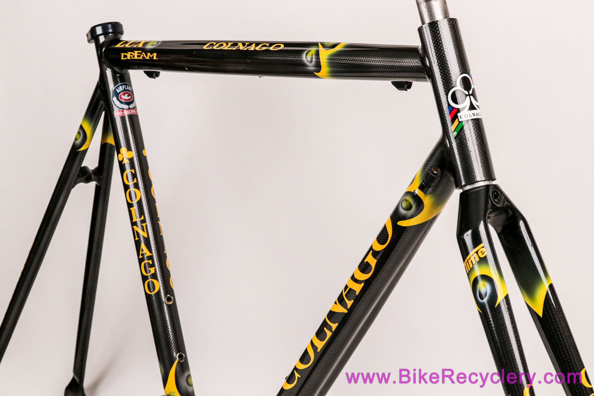 Colnago Dream Lux Frameset: 55cm - Shaped Aluminum - Time Sprint Fork ...
