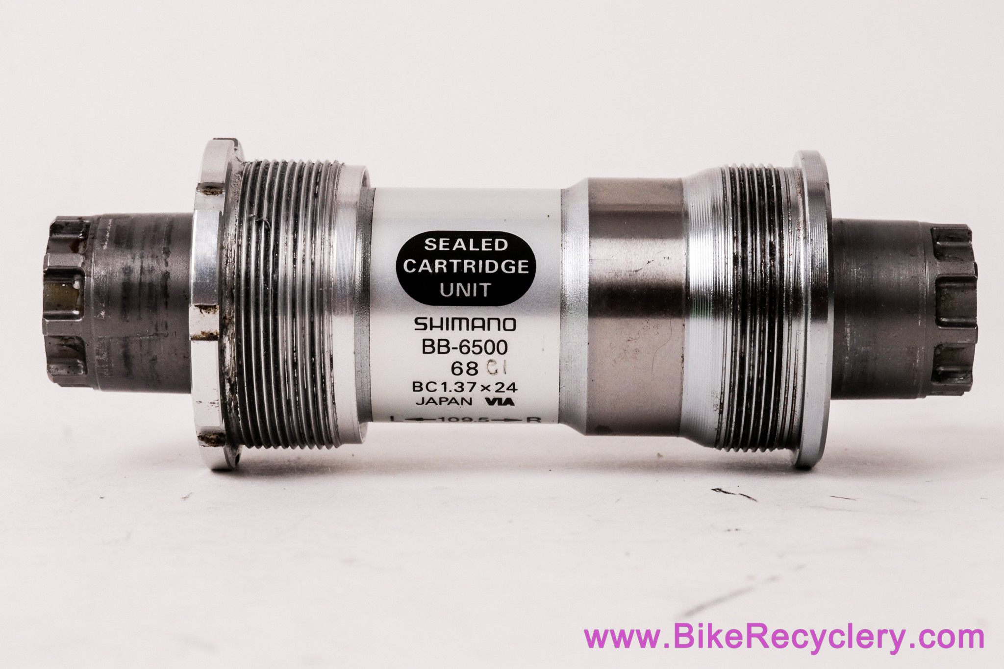 Shimano Ultegra BB-6500 Bottom Bracket: 109.5mm x 68mm - Octalink V1 ...