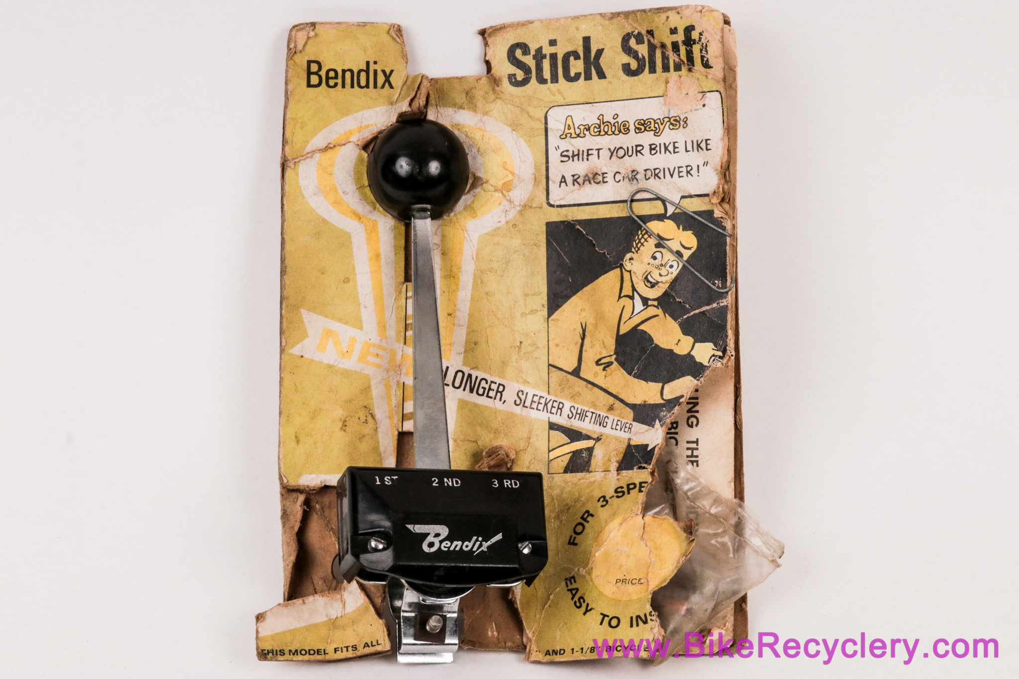 NIB/NOS Bendix Stick : 3 Speed - Archie Comics - 1960's Muscle Bike ...