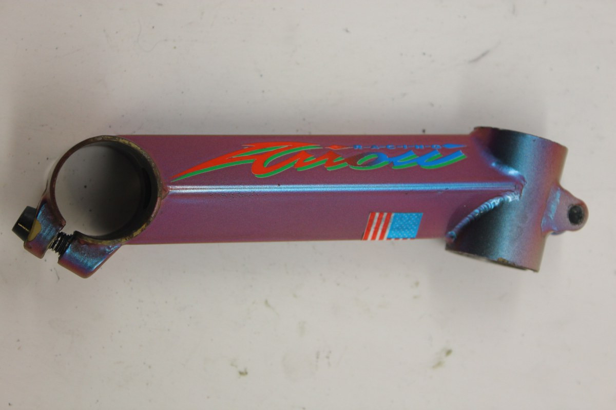 Custom Handbuilt Threadless Stem: Arrow Racing 120mm x 26mm, Chameleon ...