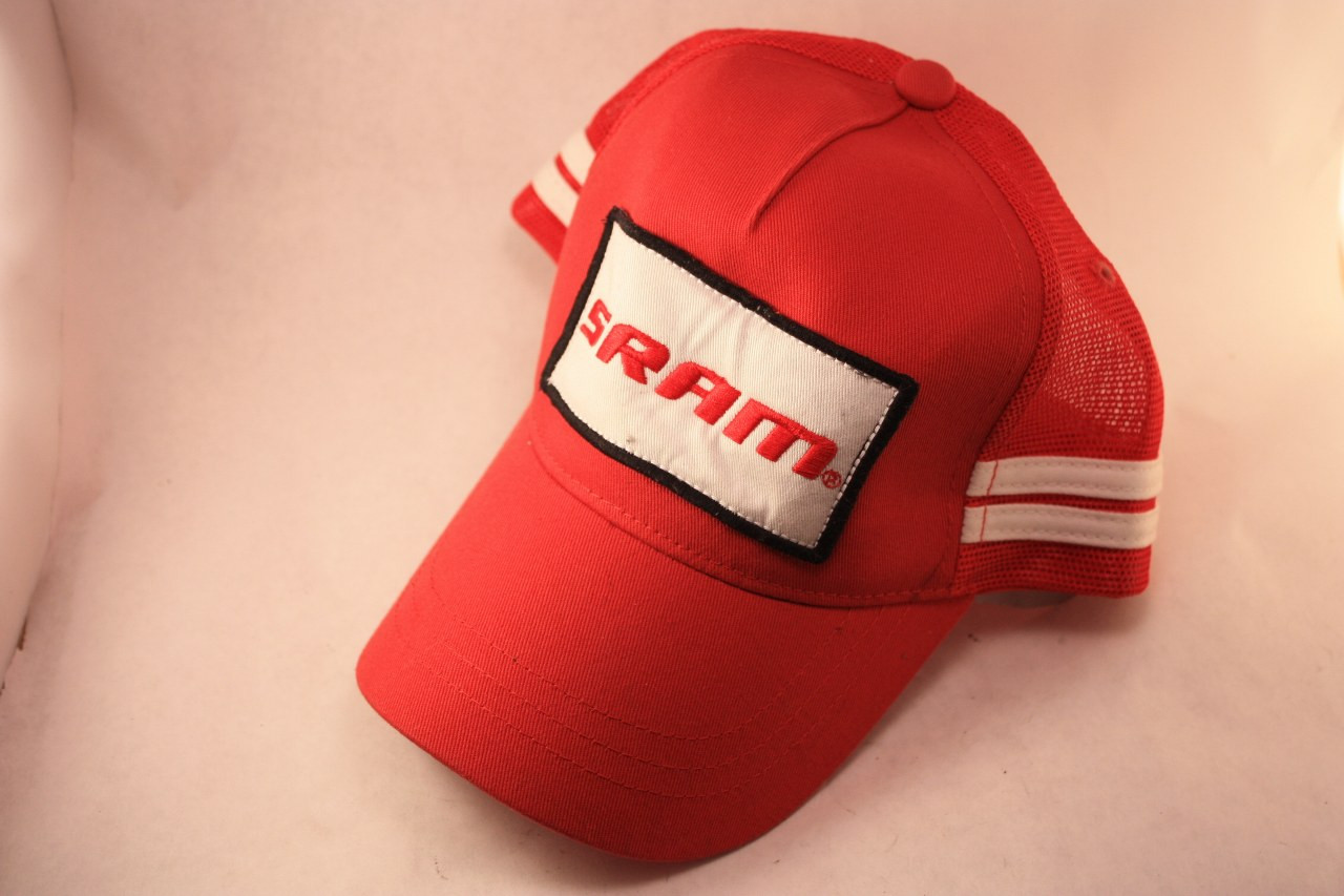 Sram Trucker Hat, Red: NEW - Bike Recyclery