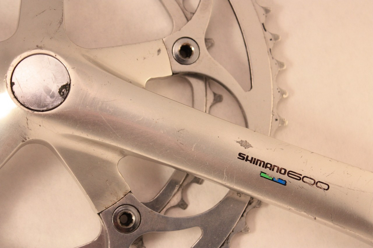 Shimano 600/Ultegra FC-6400 Tri-Color Crankset: 172.5mm