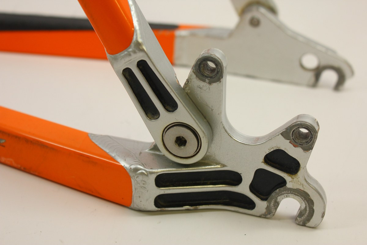 Tomac Revolver Rear Triangle: Seatstays/Chainstays, Orange - Bike Recyclery