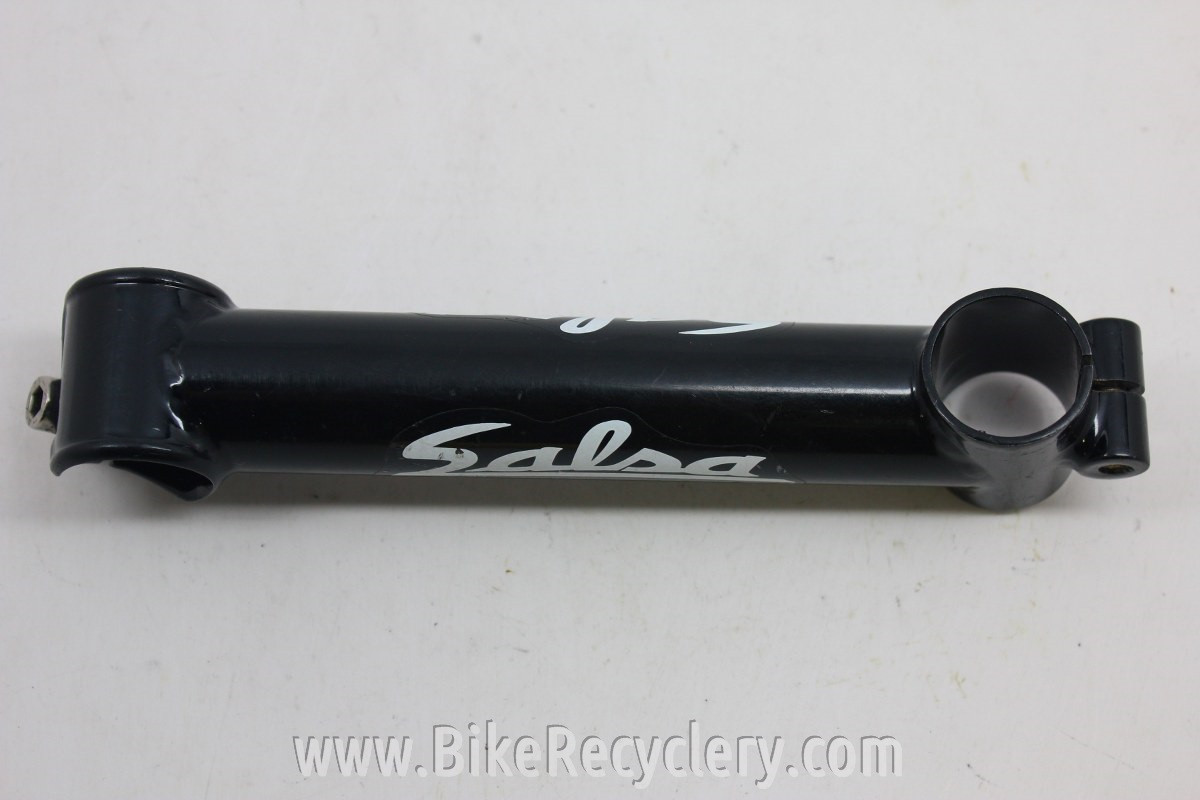 NOS Salsa Threadless Stem: 1" 150mm x 25.4mm, White Logos - Bike Recyclery