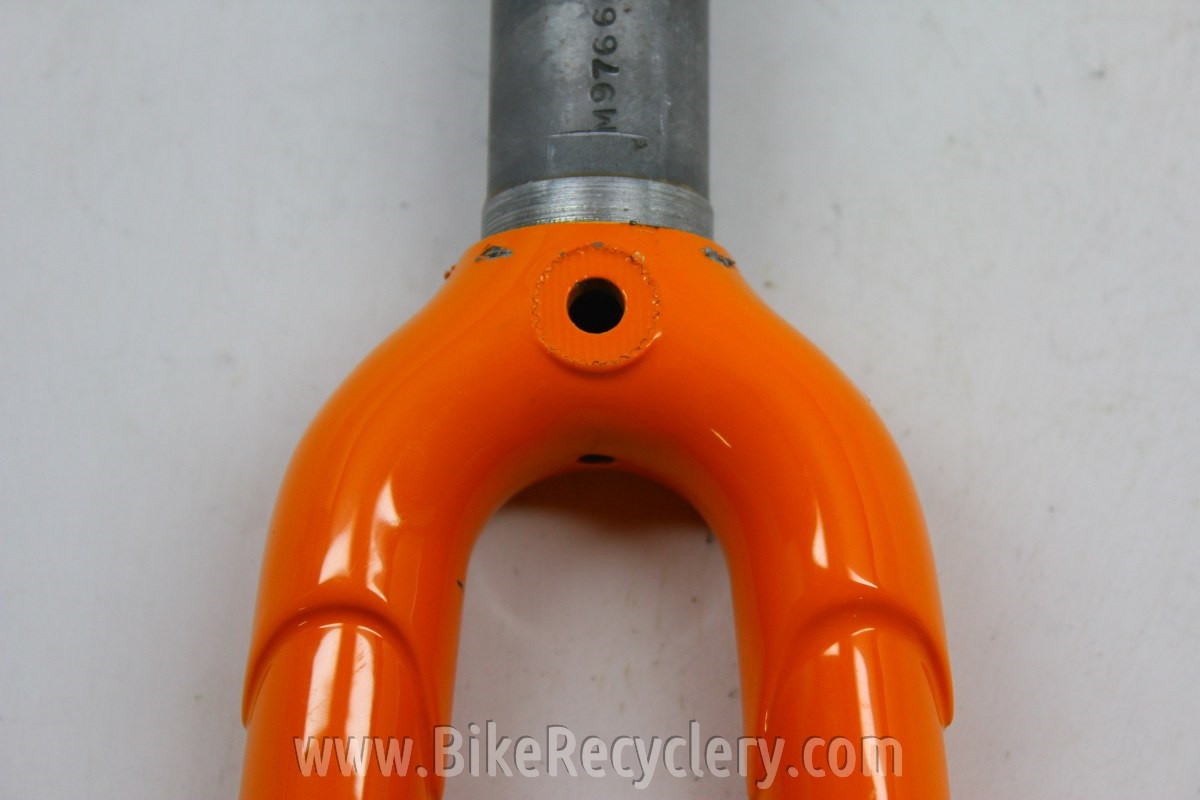 Masi Fork: Steel, 1" Threaded, Molteni Orange - Bike Recyclery