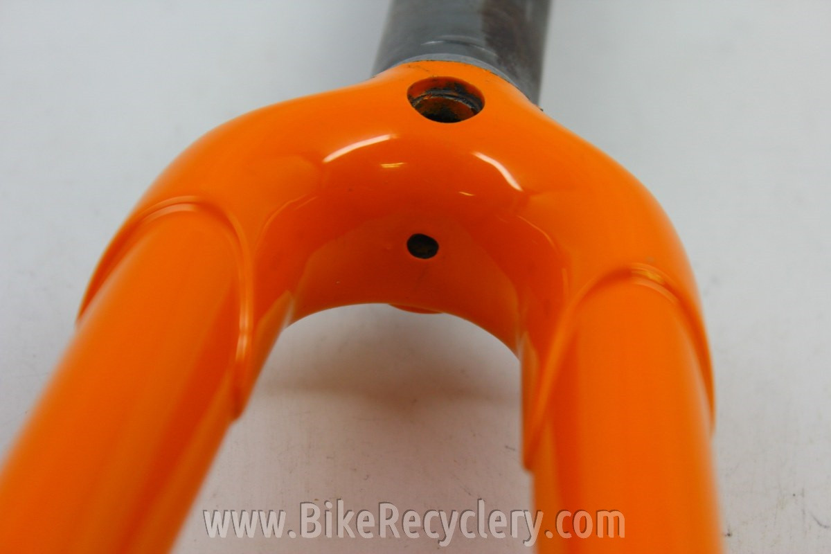 Masi Fork: Steel, 1" Threaded, Molteni Orange - Bike Recyclery