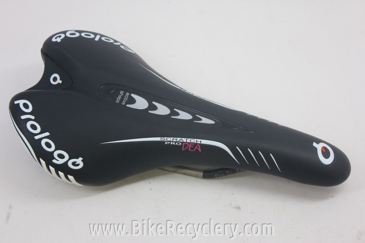 Prologo Scratch Pro Dea Women's Saddle: Titanium - Bike Recyclery