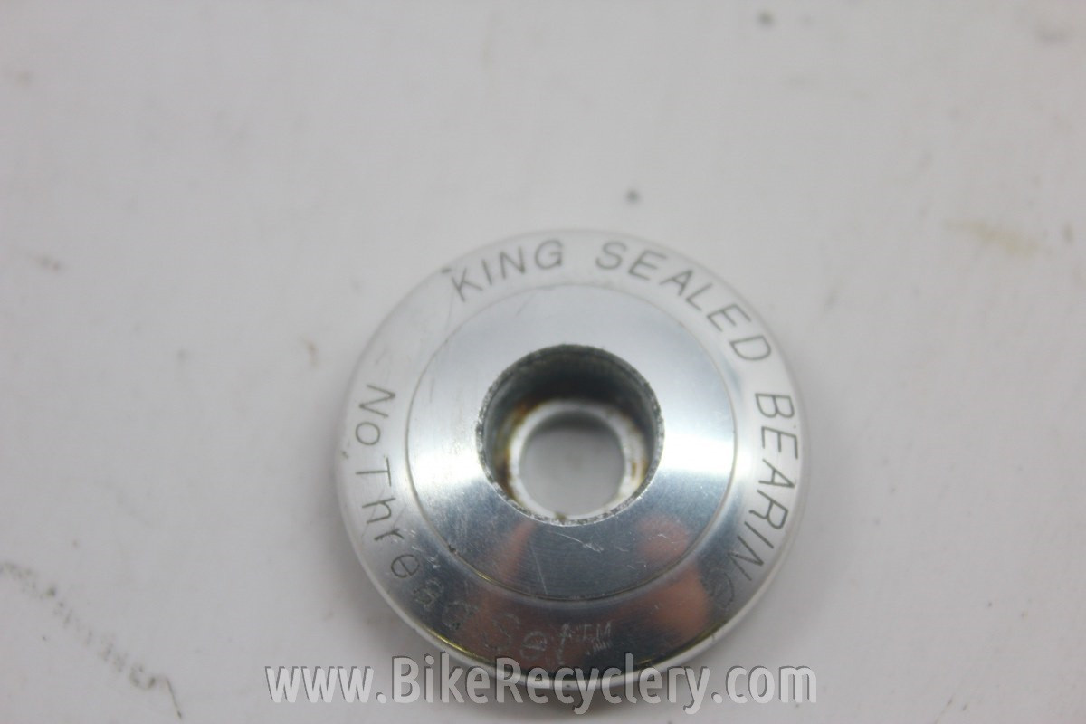 Chris King Headset Top Cap: 1' / 1-inch, Silver - Bike Recyclery