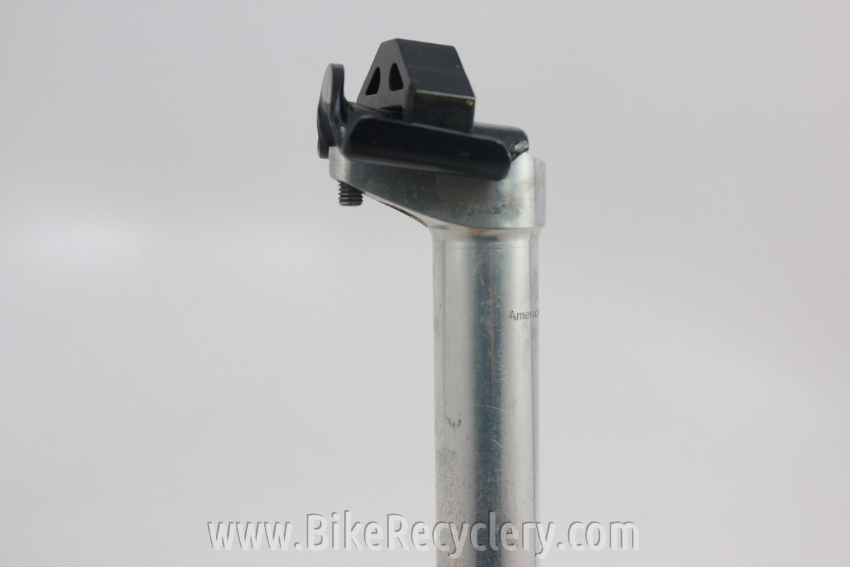 American Classic Seatpost: Silver/Black 1st Style 25mm - Bike Recyclery