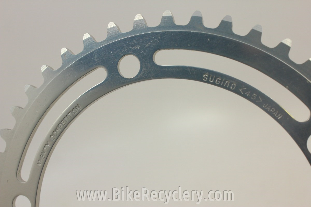 NOS Sugino Mighty Competition Track Chainring: 45T, 1/8",144 BCD - Bike ...