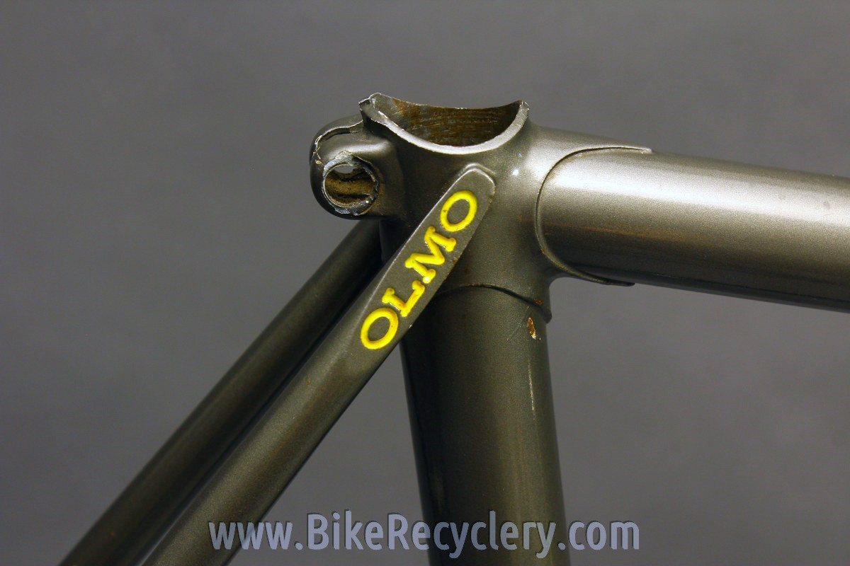 Olmo Competition Frame & Chrome Fork: 54cm (c-c), Columbus Steel, 1970 ...