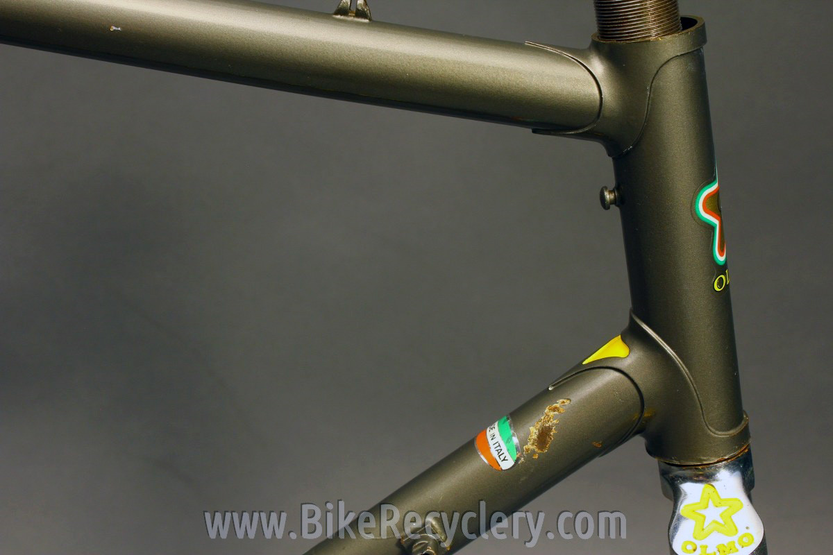 Olmo Competition Frame & Chrome Fork: 54cm (c-c), Columbus Steel, 1970 ...