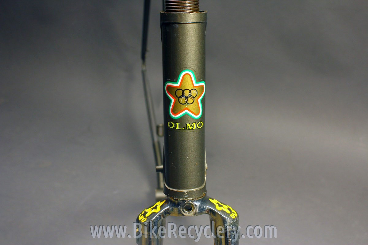 Olmo Competition Frame & Chrome Fork: 54cm (c-c), Columbus Steel, 1970 ...