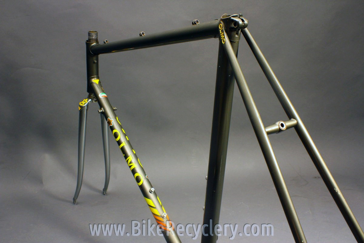 Olmo Competition Frame & Chrome Fork: 54cm (c-c), Columbus Steel, 1970 ...