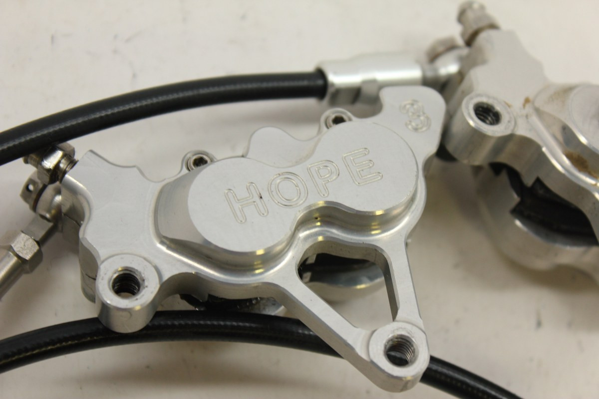Hope M4 No 3 Disc Brakeset w/ Mini Levers Vintage - Bike Recyclery