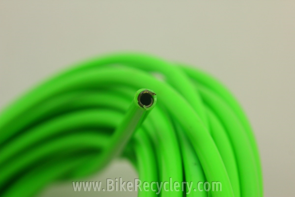 Green Brake Housing: Unlined, 30 Feet - Bike Recyclery
