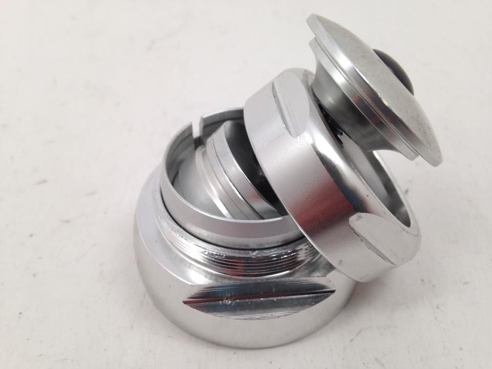 1 1/4" Threadless Headset: 1990's CNC Bizarre Design Allows Remove Stem ...