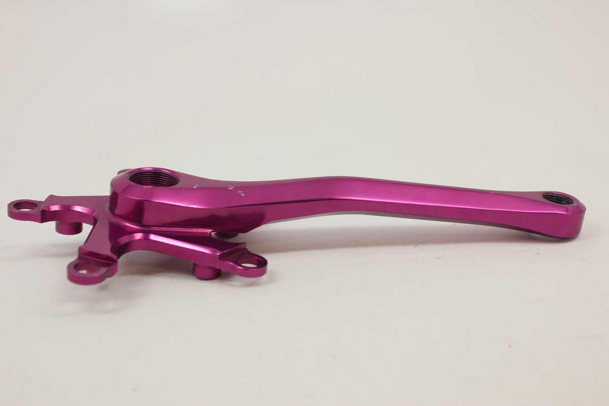 Grafton Joystix Drive-Side Crank Arm: 3DV Purple Anodized, 175mm, 110 ...