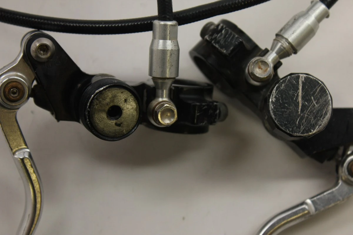 Hope DH4 Disc Brake Set: Pro Levers, 4-Piston, No3 - Bike Recyclery