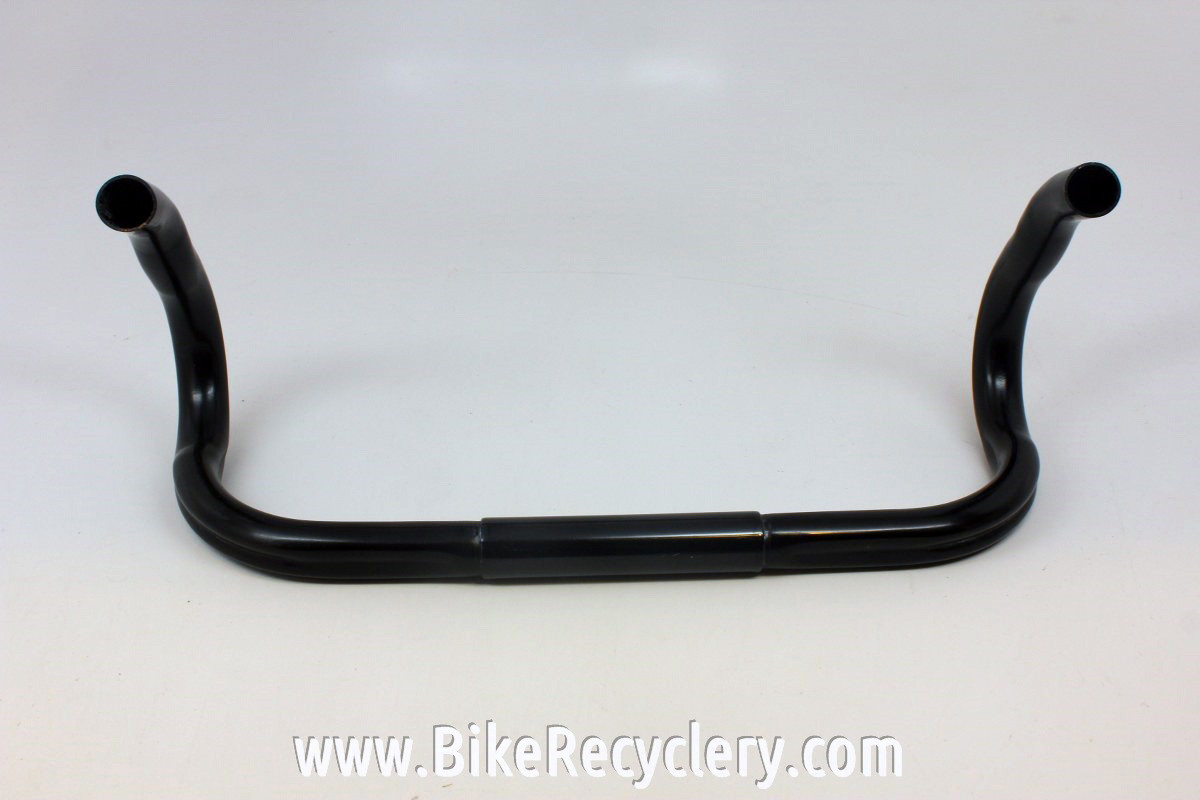 NOS Cinelli Diet Eubios Road Drop Handlebar: Black, 40cm (c-c), 26.4mm ...