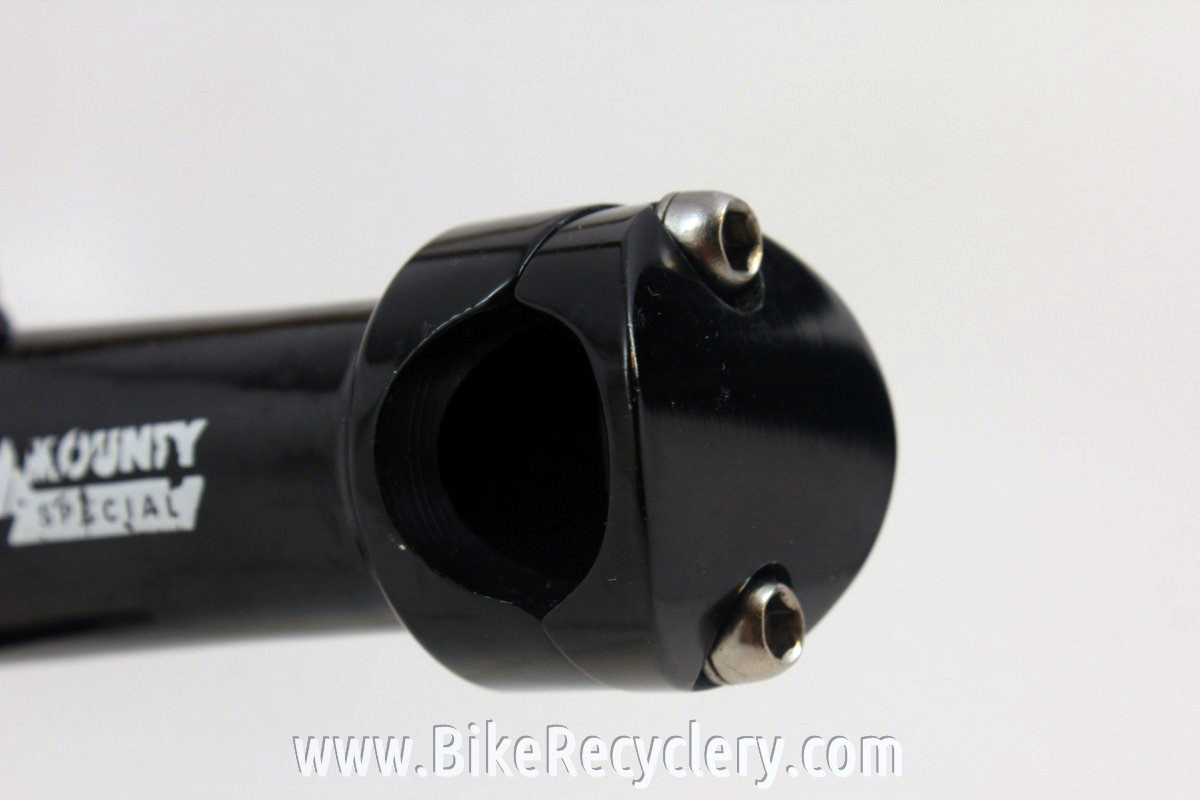 High Rise Quill Stem: Removable Faceplate Clamp, Black 115mm x 25.4mm ...