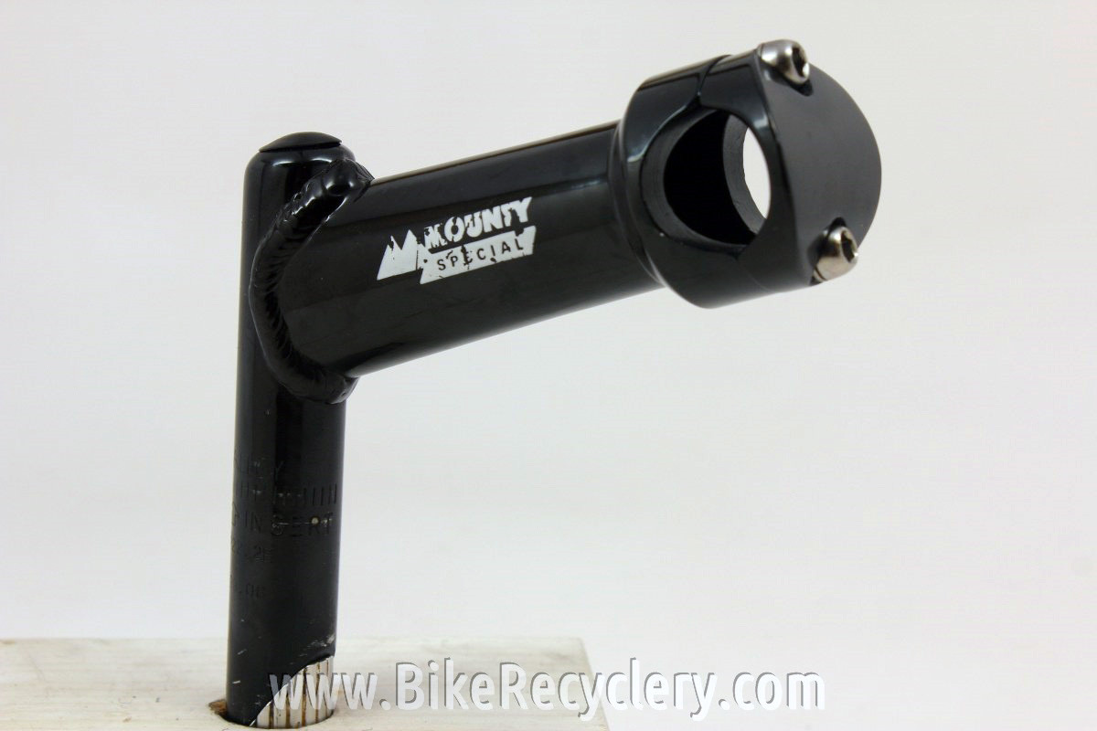 High Rise Quill Stem: Removable Faceplate Clamp, Black 115mm x 25.4mm ...