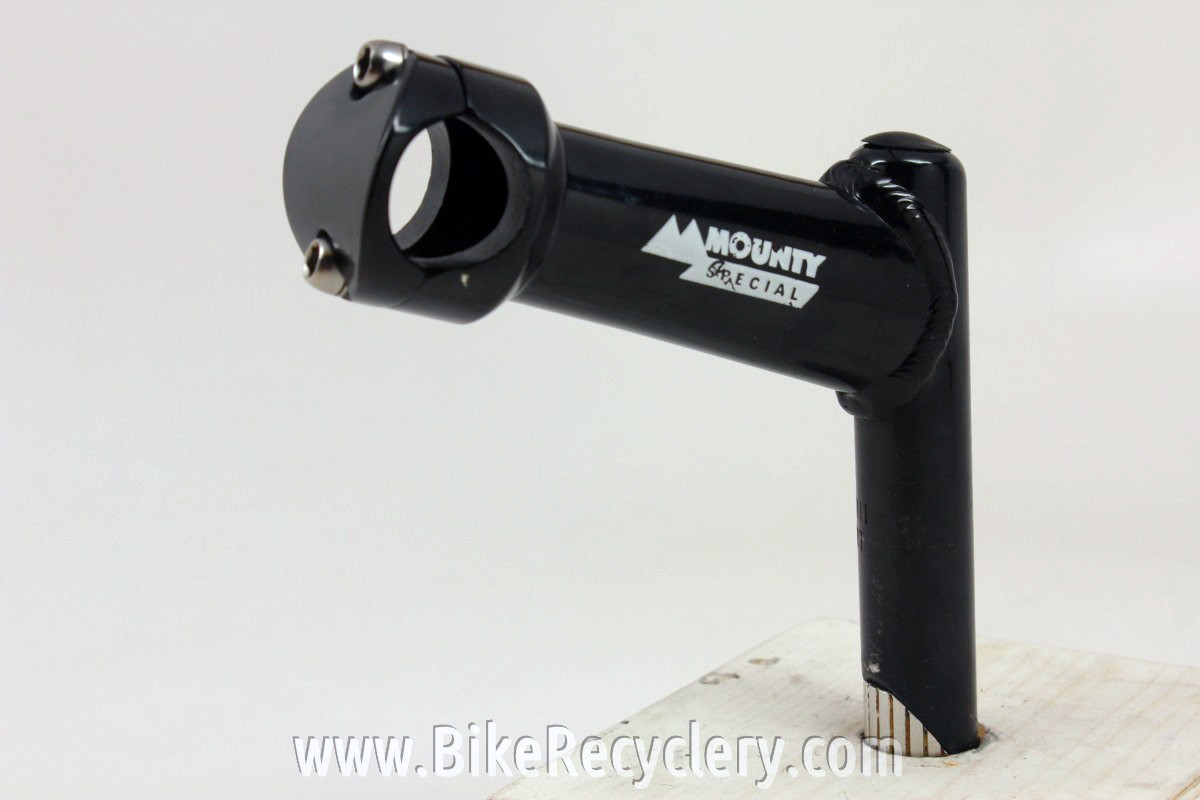 High Rise Quill Stem: Removable Faceplate Clamp, Black 115mm x 25.4mm ...