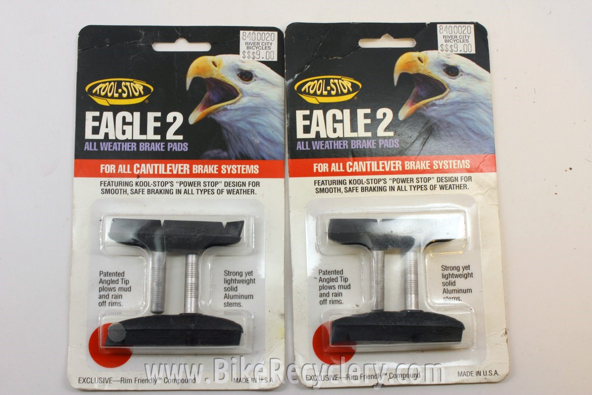 Kool Stop Eagle 2 Cantilever Brake Pads: Black (two pairs) - Bike Recyclery