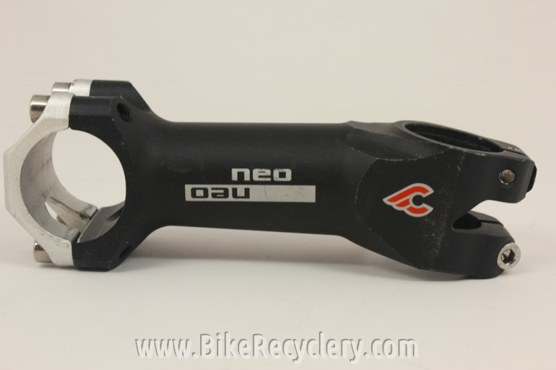 Vintage Cinelli Neo Threadless Stem: 100mm x 31.8mm, Black, Ti Bolts ...