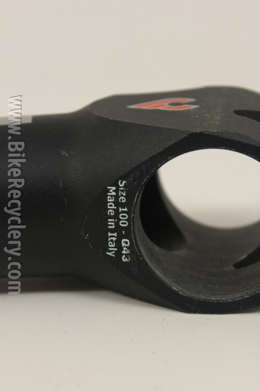 Vintage Cinelli Neo Threadless Stem: 100mm x 31.8mm, Black, Ti Bolts ...