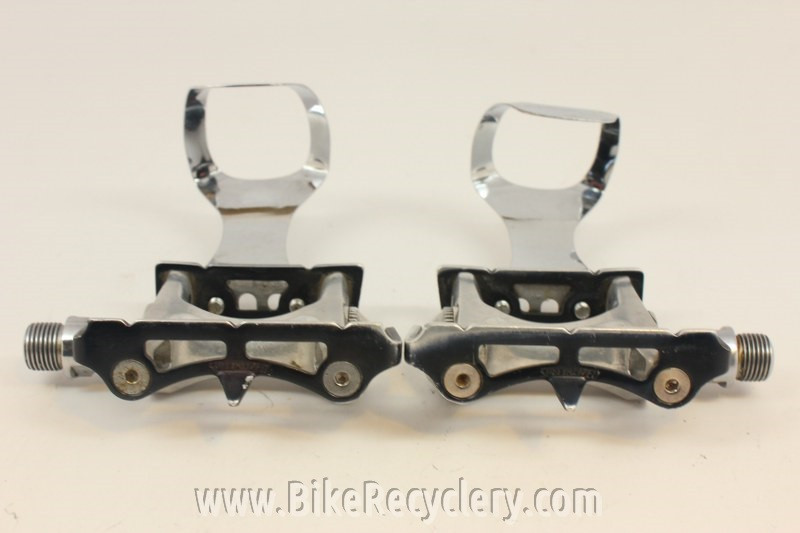 Vintage Specialized Track Pedals (MKS) w/ Christophe Mini Toe Clips (L ...