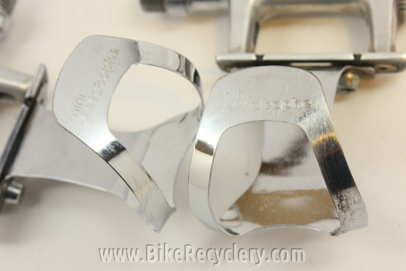 Vintage Specialized Track Pedals (MKS) w/ Christophe Mini Toe Clips (L ...