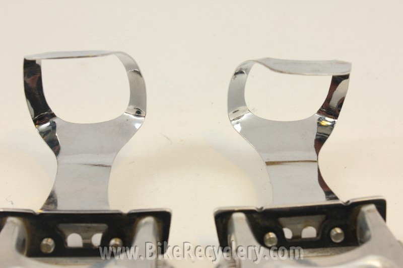Vintage Specialized Track Pedals (MKS) w/ Christophe Mini Toe Clips (L ...