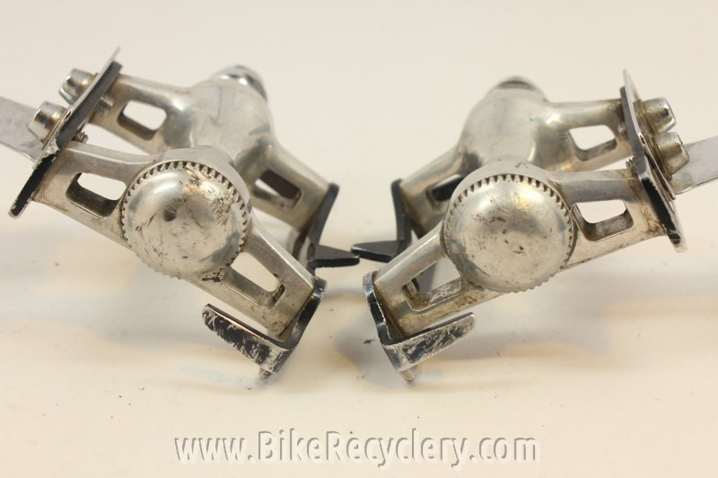 Vintage Specialized Track Pedals (MKS) w/ Christophe Mini Toe Clips (L ...