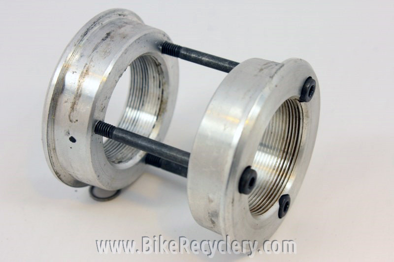 Bottom Bracket Adapter: BMX American to Threaded Euro, Silver - Bike ...