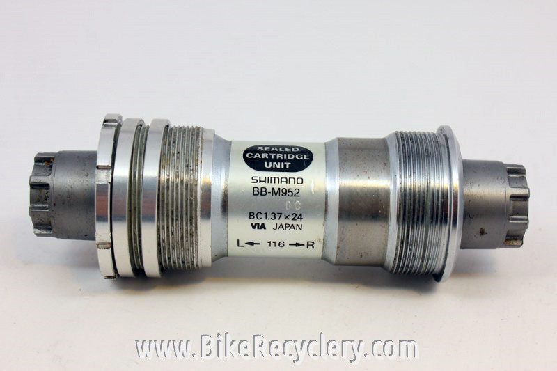 Shimano XTR BB-M952 Bottom Bracket: Octalink V1 116mm x 73/68mm MINT ...