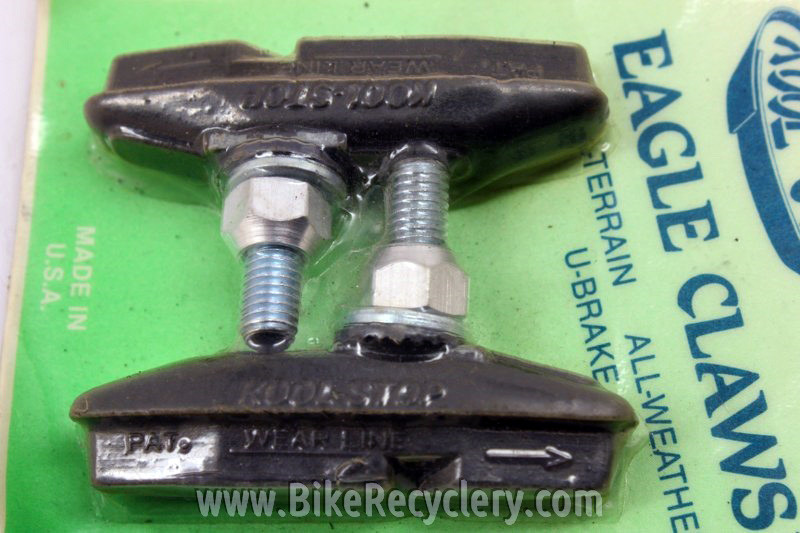 NOS/NIB Kool Stop Eagle Claws Threaded Cantilever Brake Pads: Black ...