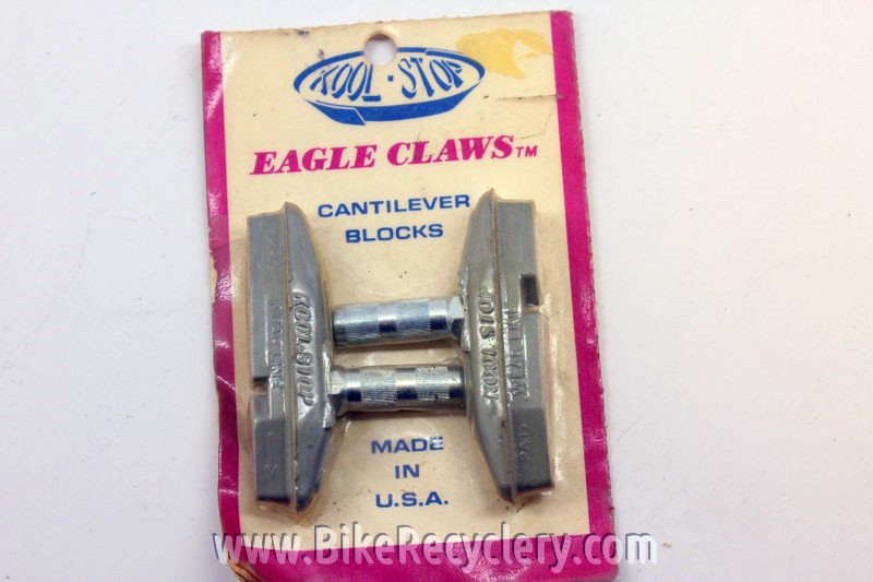 NOS/NIB Vintage Kool Stop Eagle Claws Cantilever Brake Pads: Grey (pair ...