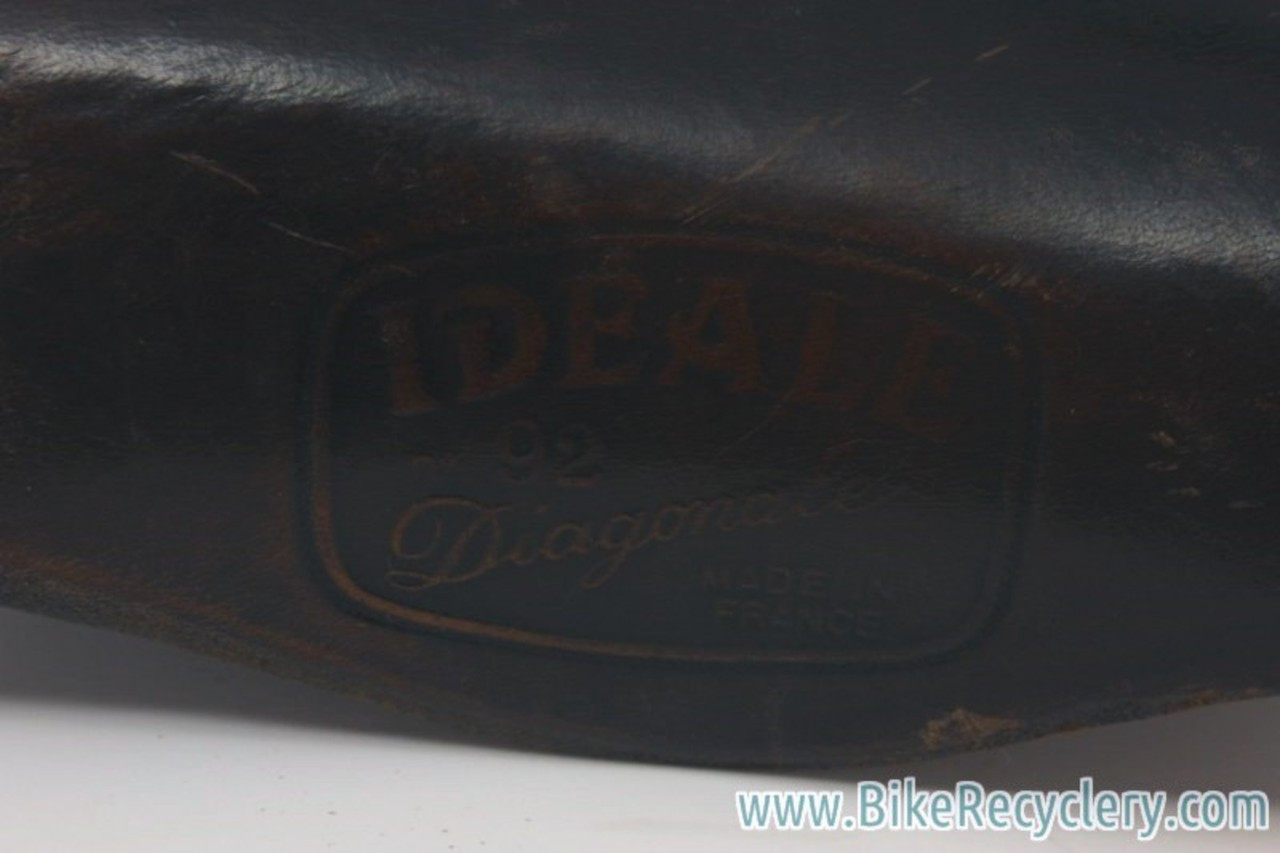 Ideale 92 Diagonale REBOUR Leather Saddle: Snub Nose, Black Leather ...