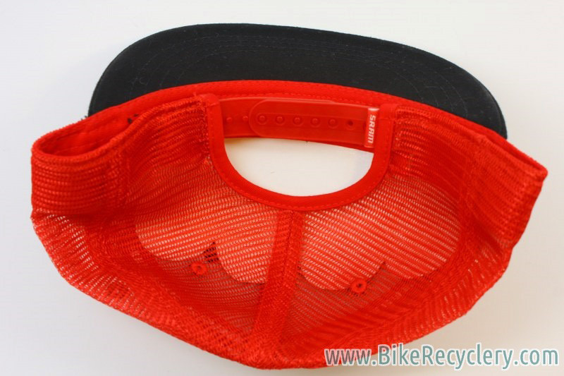 SRAM Red Trucker Hat: Red & Black NEW - Bike Recyclery