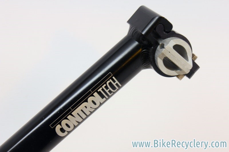 Vintage Control Tech Seatpost: 27.2mm x 350mm, Two Bolt, Black, Near Mint+ - Bike Recyclery