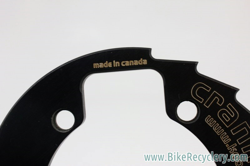 Kooka Crankcase Sawtooth Bash Guard: 36t, 110mm 5-Bolt, Black Anodized ...