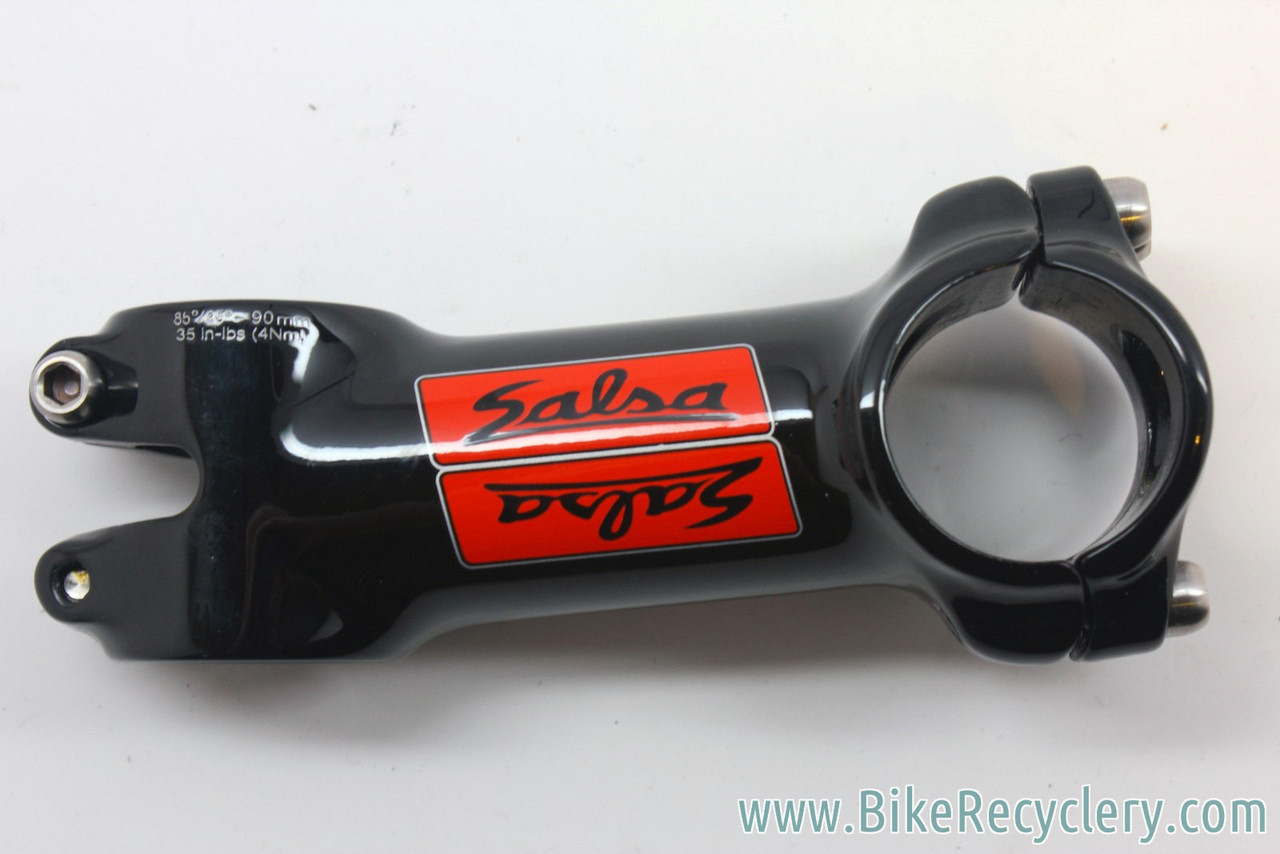 Salsa Pro Moto 1 Ti SUL Threadless Stem: 90mm x 31.8mm, Black/Red New ...