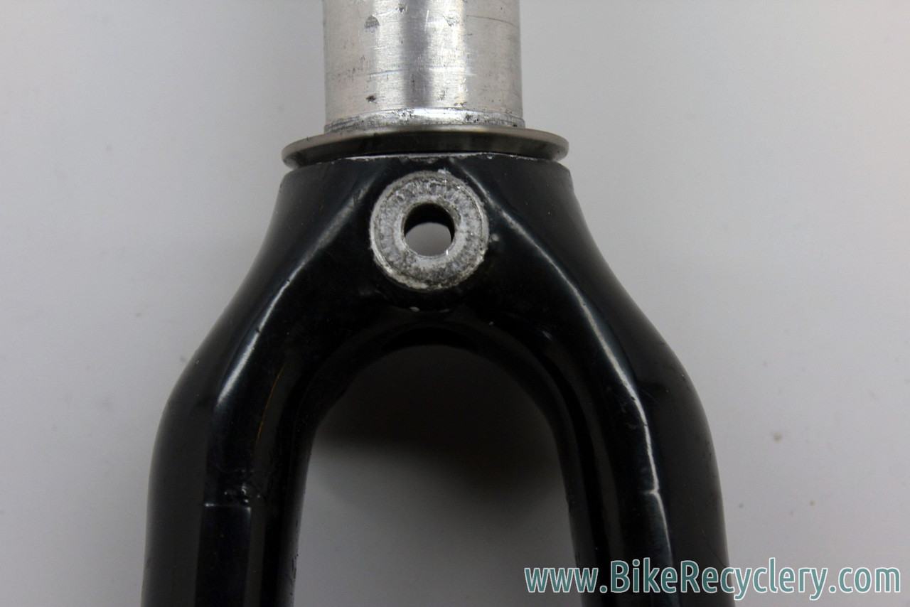 Carbon Road Fork: 1" Threadless, Black 700c - Bike Recyclery