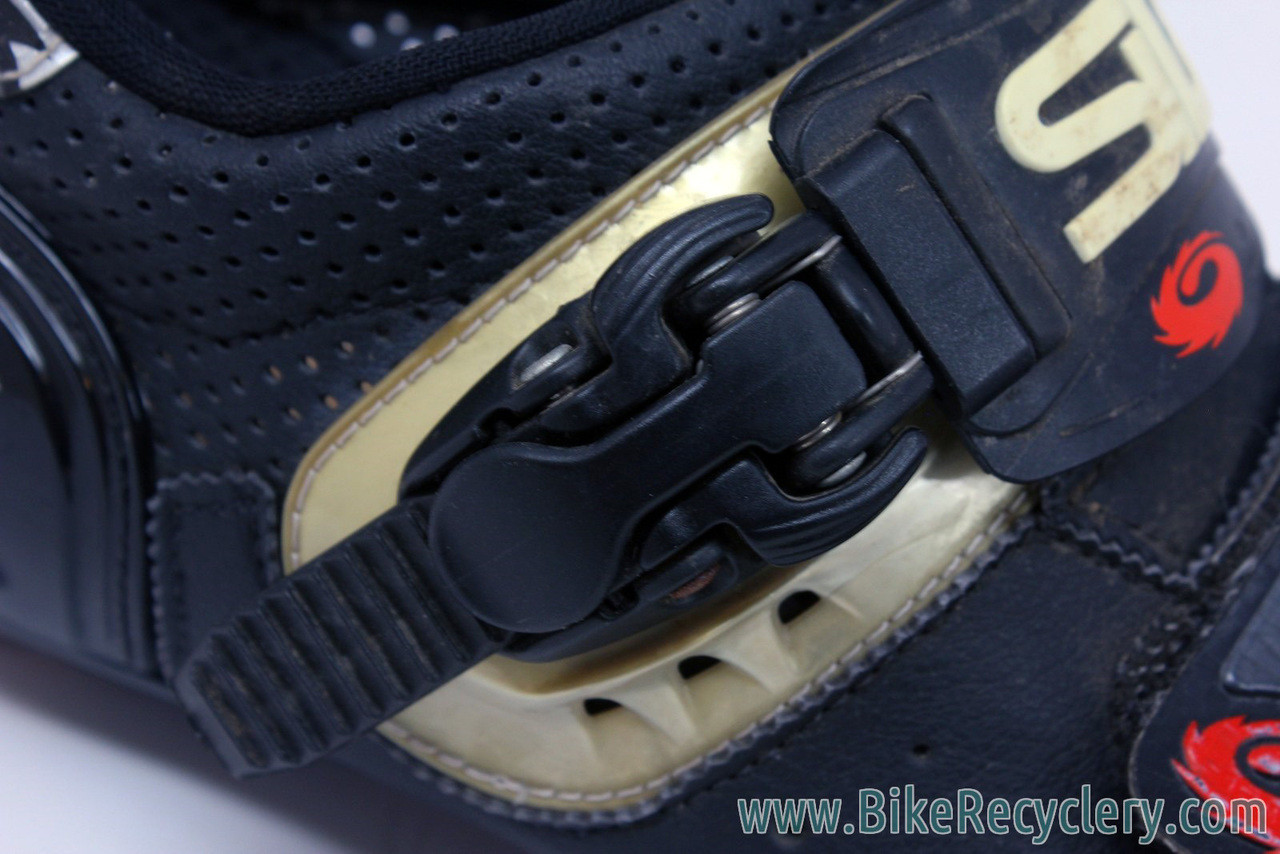 Sidi Genius 5 Carbon Mega Road Cycling Shoes: Black, 44 Wide, Black ...